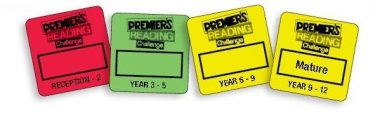 Stickers for Book Spines | Premiers Reading Challenge SA