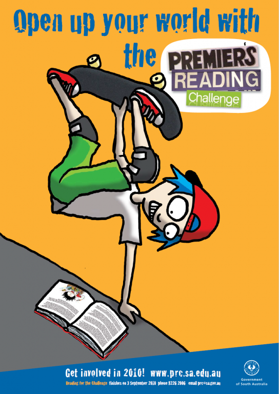 Poster history | Premiers Reading Challenge SA