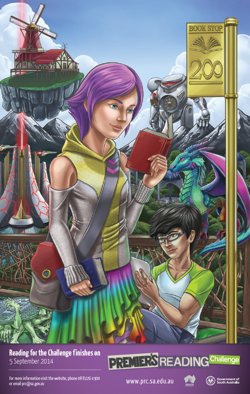 Poster history | Premiers Reading Challenge SA