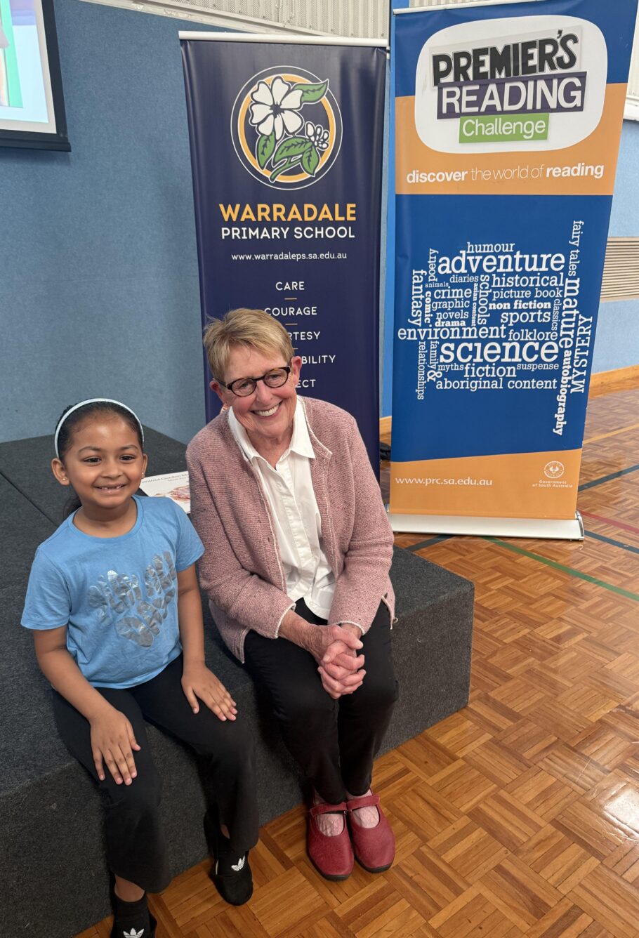 Warradale Primary School Welcomes Mem Fox | Premiers Reading Challenge SA